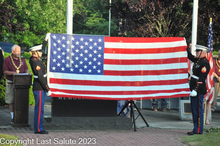 Last Salute at Galloway Elks Flag Day - Last Salute