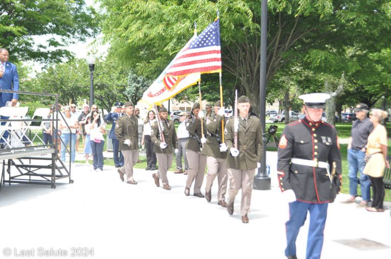 BERNIE FRIEDENBERG WWII MEMORIAL Dedication in Atlantic City - Last Salute